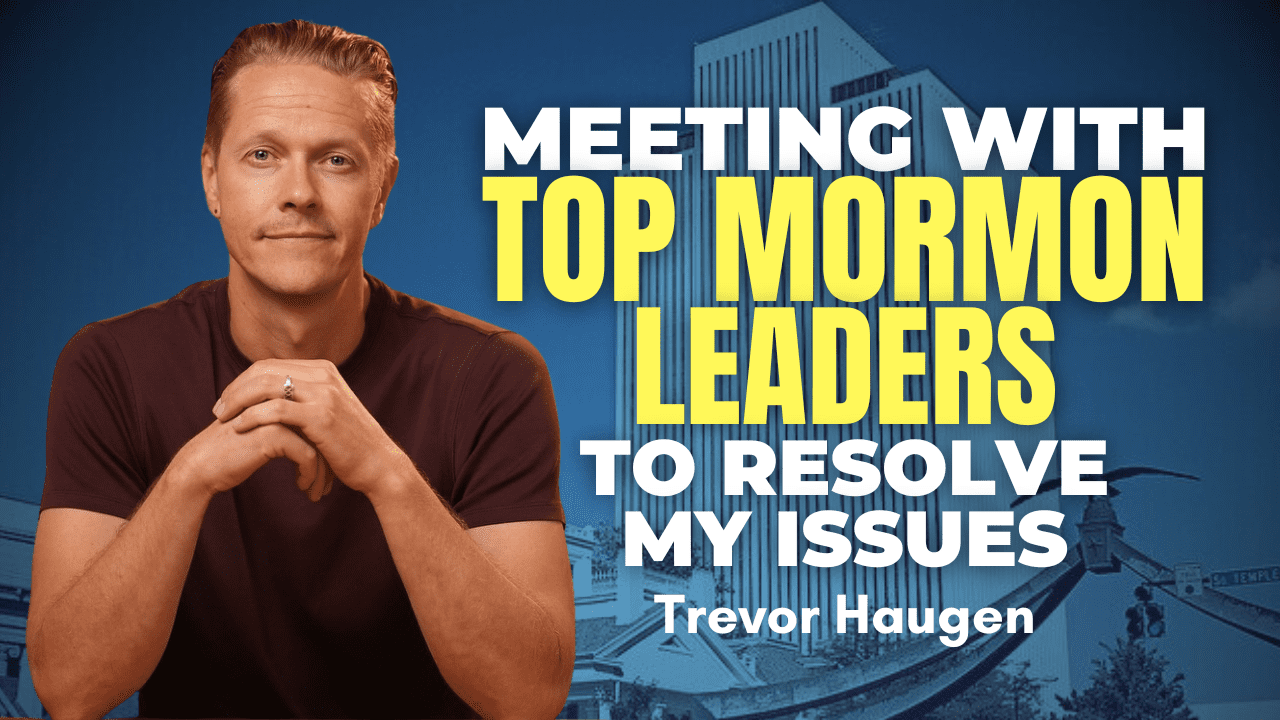 Trevor Haugen meets with Elder Don R. Clarke and LDS church historian ...